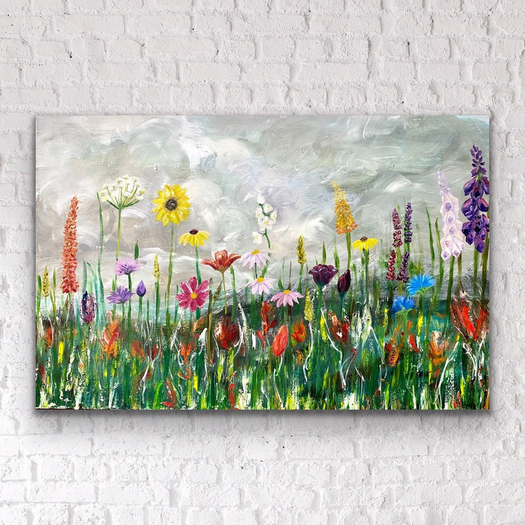 Meadow Glicee Fine Art Print | A3 Art Print | Meadow Art Work ...