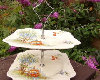 Two Tier Sandwich Stand - Etsy