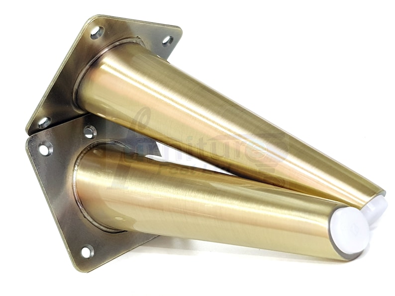 4x Furniture Feet 180mm High Metal Legs Various Colours for Sofas ...