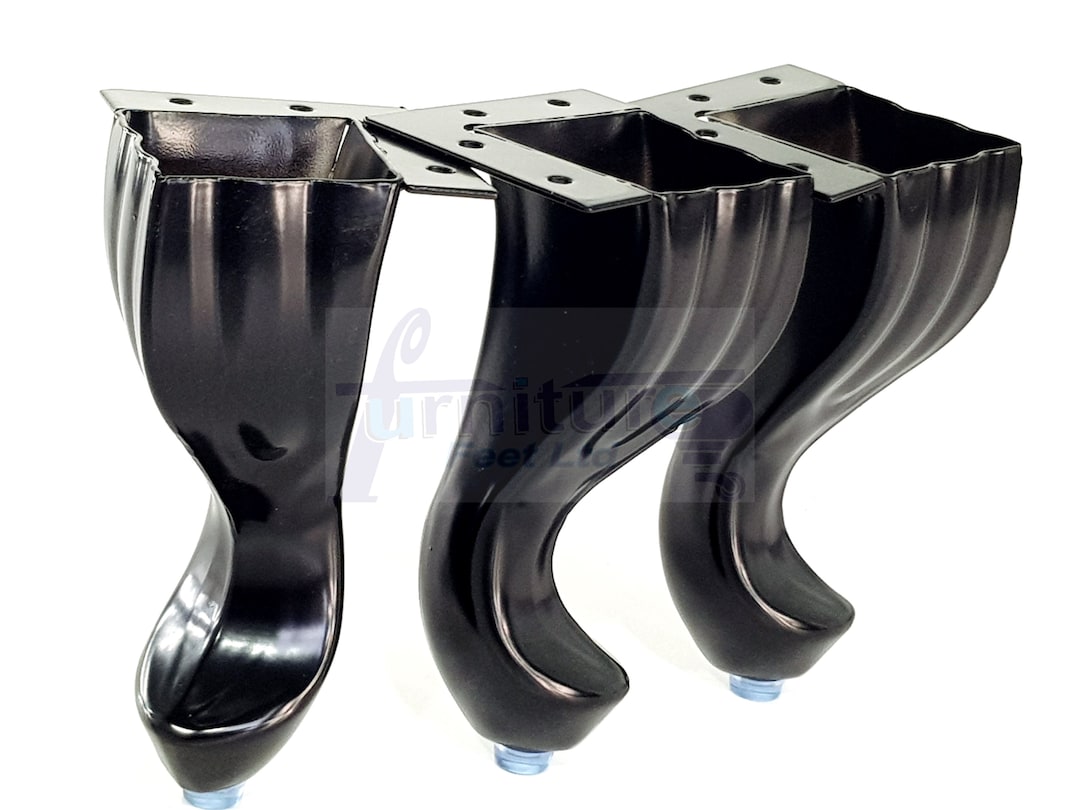 Metal Furniture Feet for Sofas Footstools Table Beds Drawers Chair ...