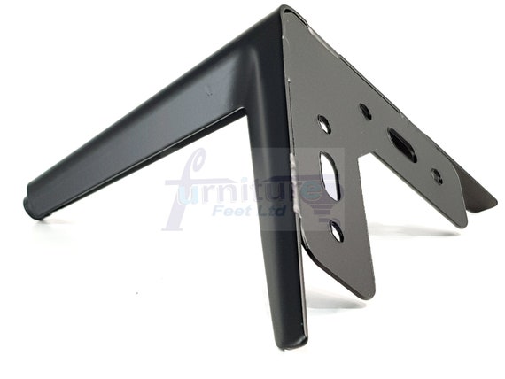 Metal Feet Black Finished Furniture Metal Legs 150mm High for | Etsy