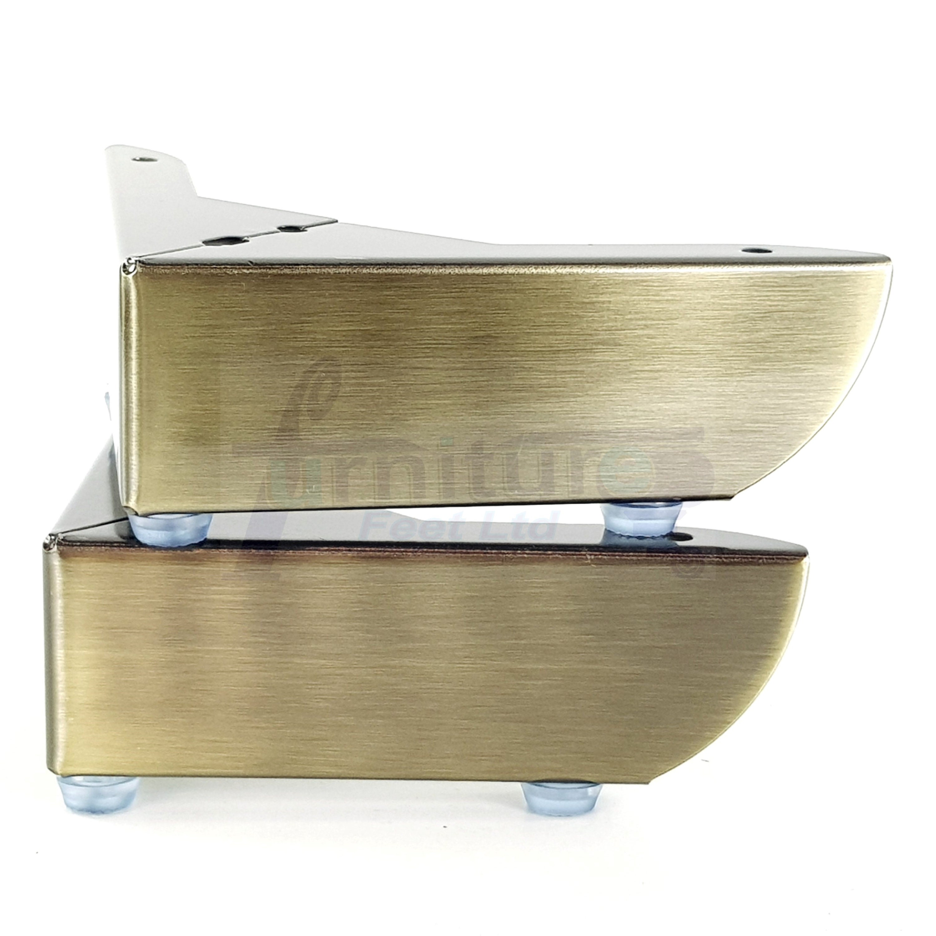 Metal Furniture Feet Brushed Brass Finish Replacement Metal | Etsy