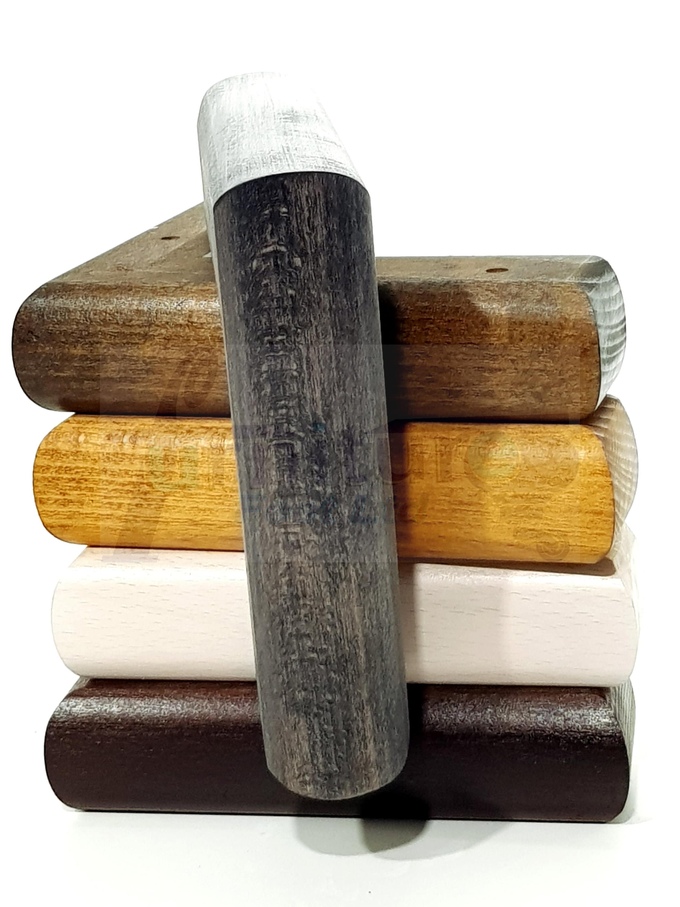 Solid Wood Furniture Legs Replacement Corner Feet 40mm High Multiple ...