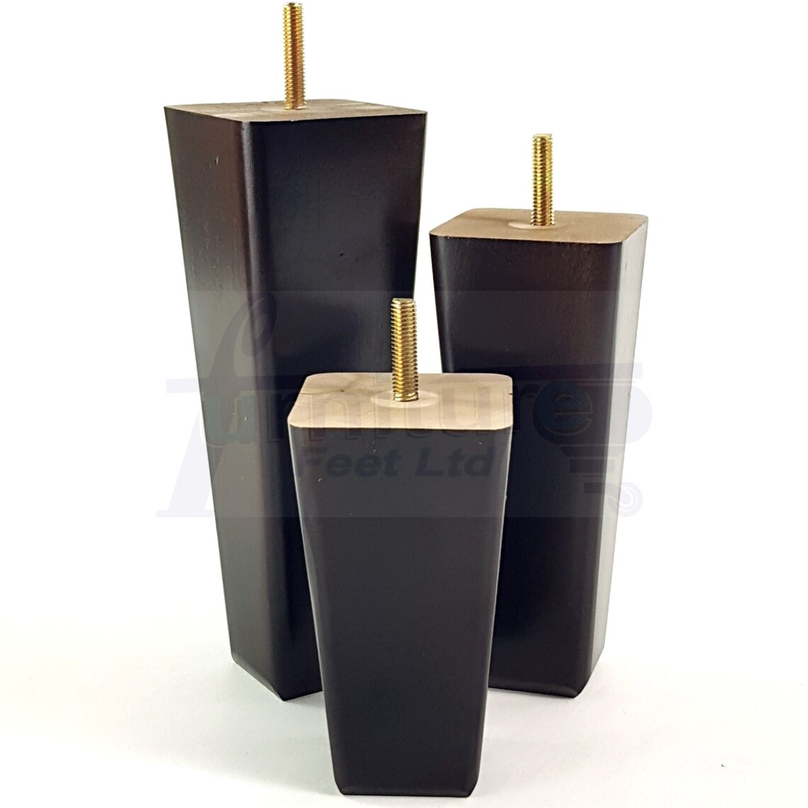 Antique Brown Square Wood Feet Replacement Tapered Furniture - Etsy UK