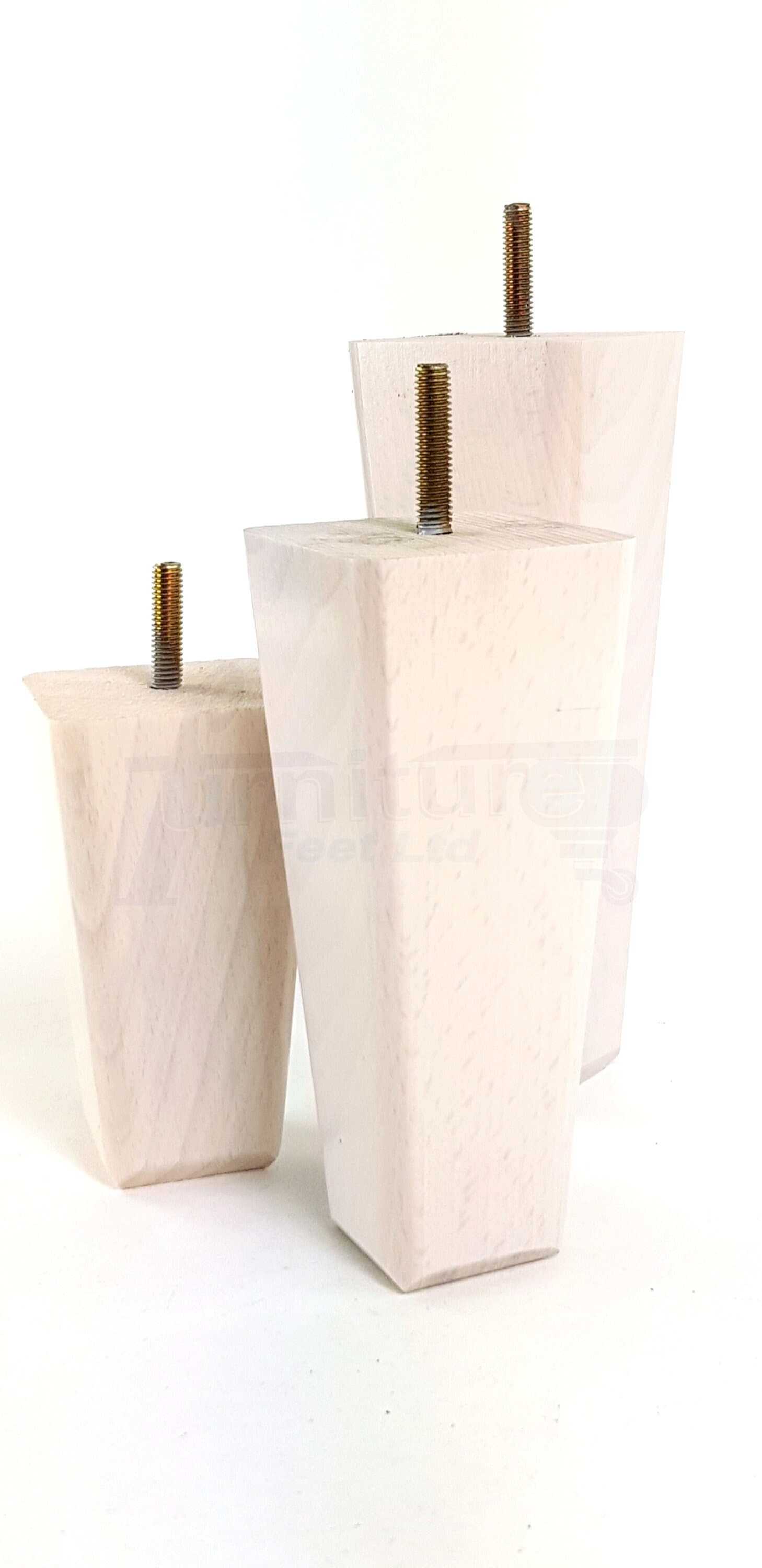 White Wash Solid Wood Furniture Feet Replacement Legs 120mm to | Etsy