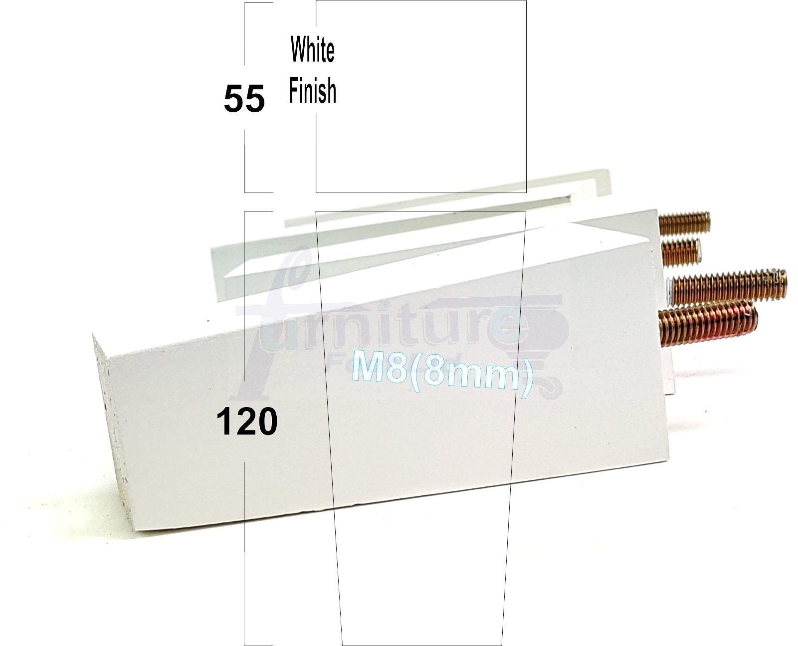 Furniture Legs Solid Wood Block Replacement Square Feet 120mm | Etsy