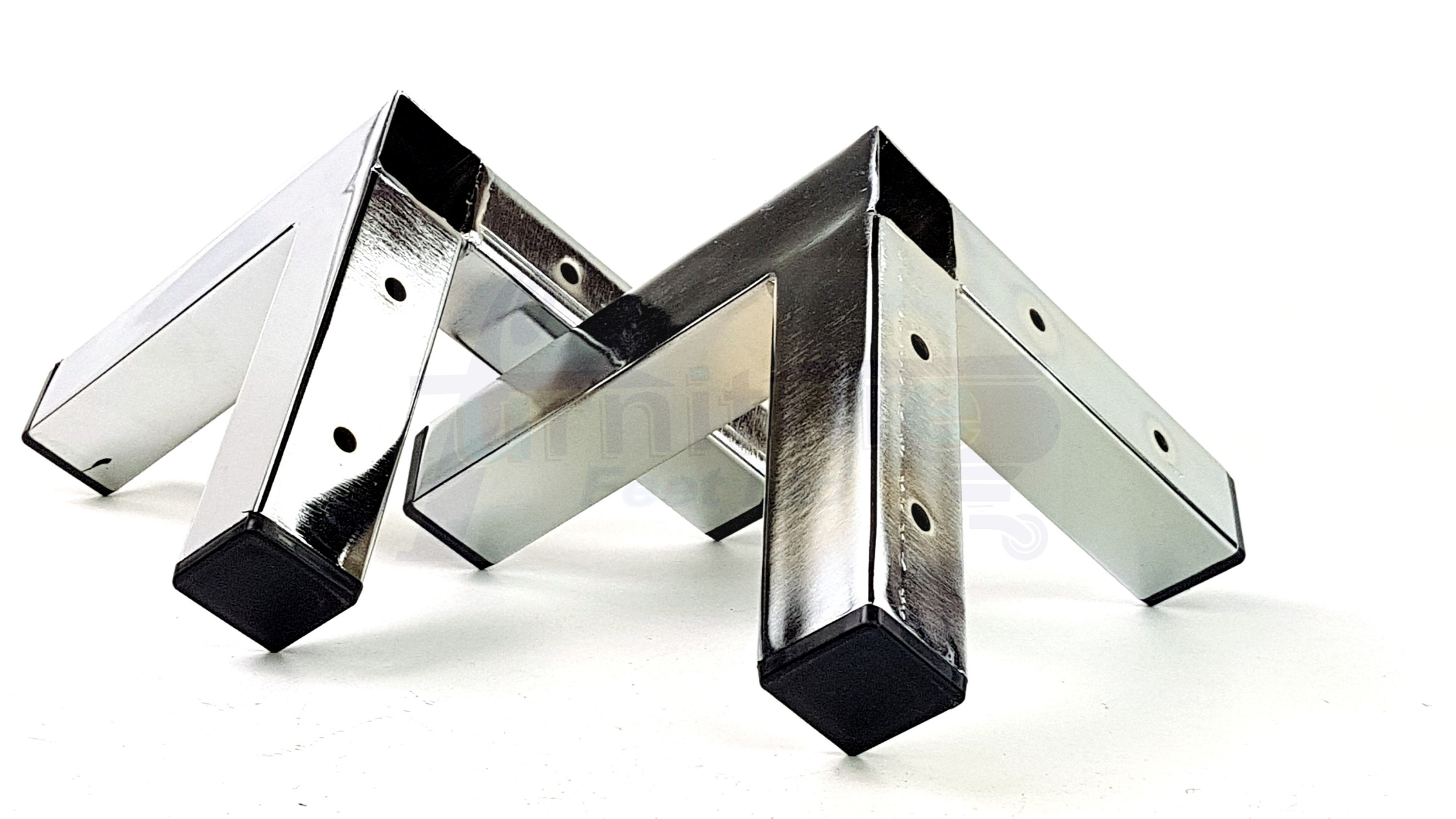 Metal Feet Chrome Silver Finish Replacement Metal Legs 155mm - Etsy UK