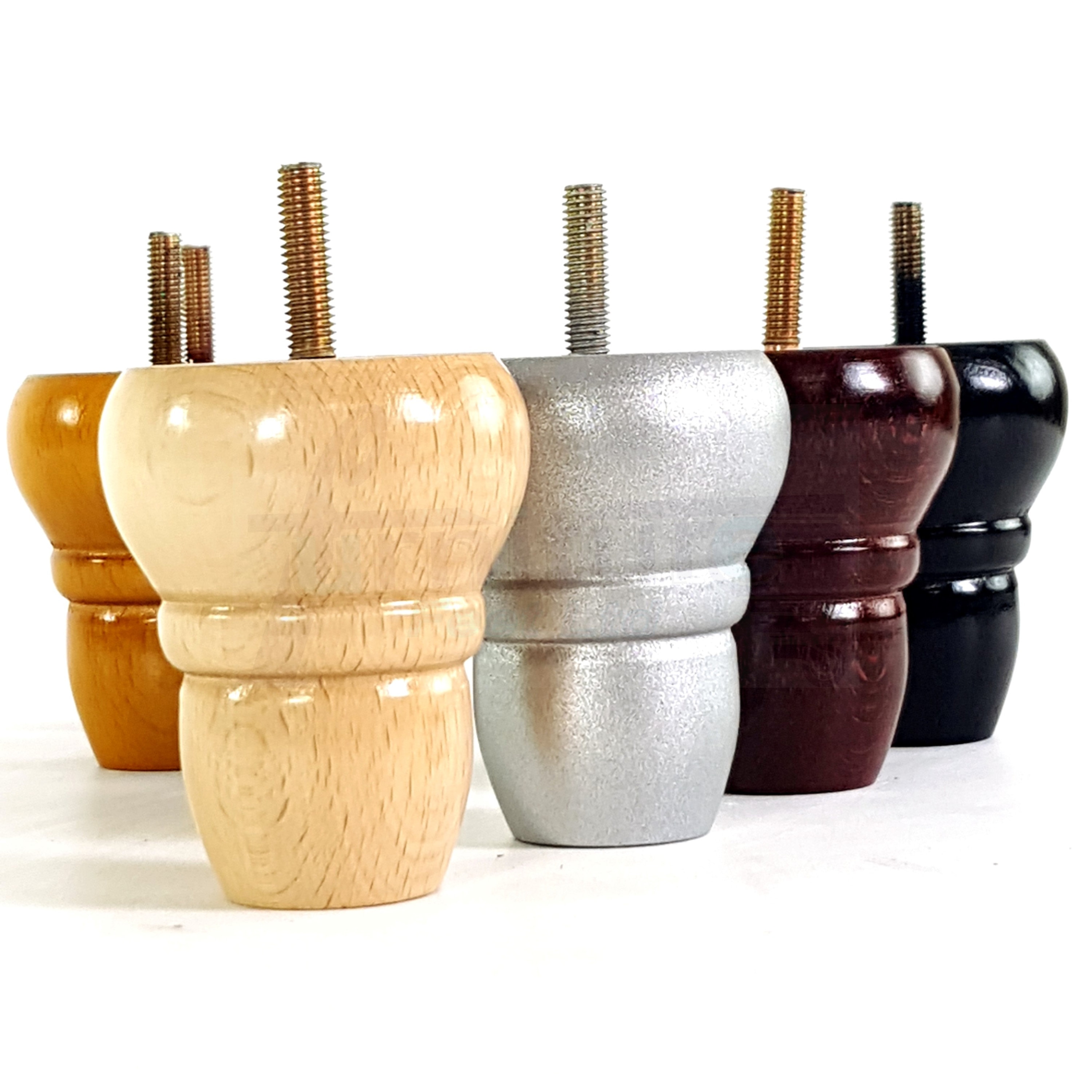 Solid Wooden Furniture Feet Solid Wood Replacemen Legs 82mm | Etsy