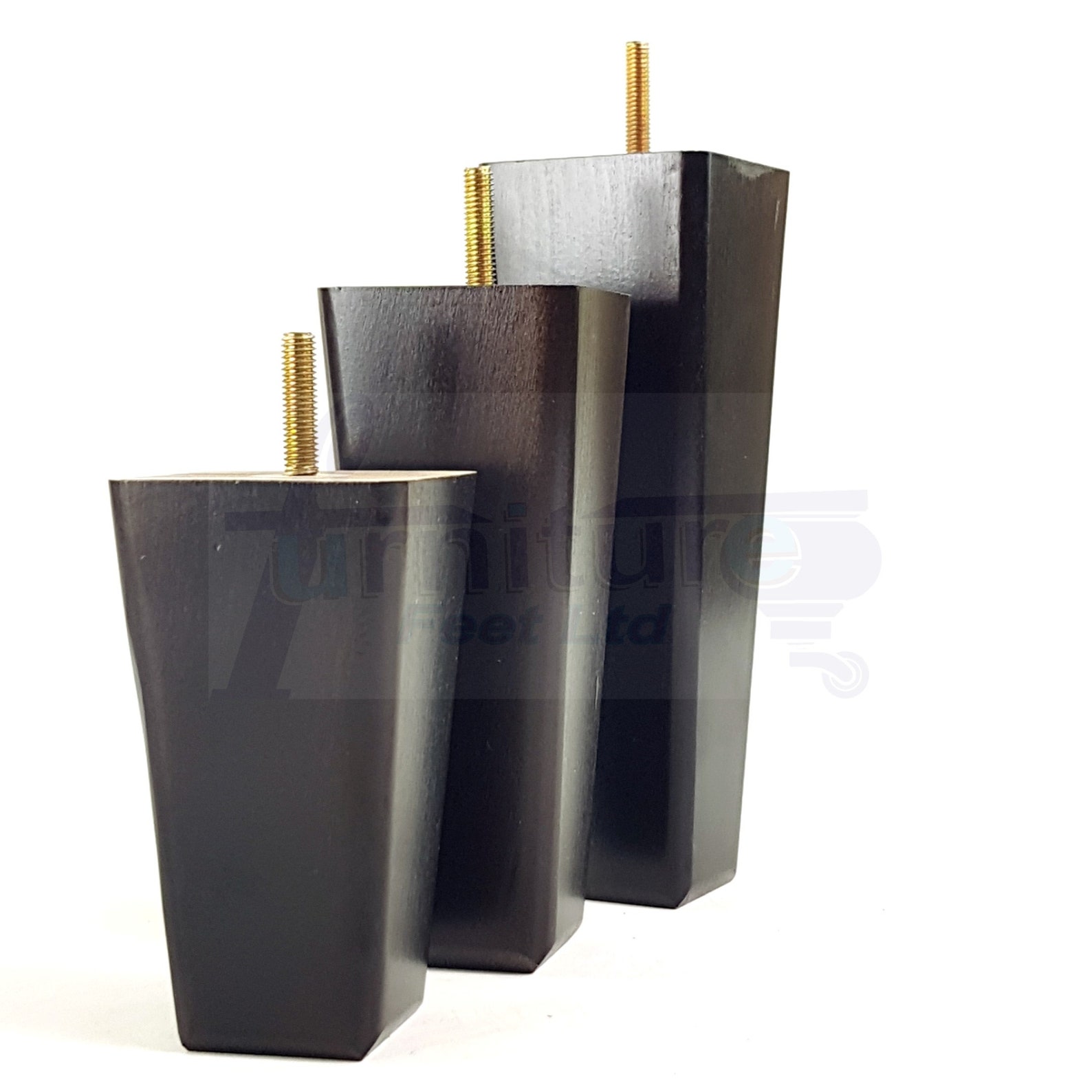 Antique Brown Square Wood Feet Replacement Tapered Furniture - Etsy UK