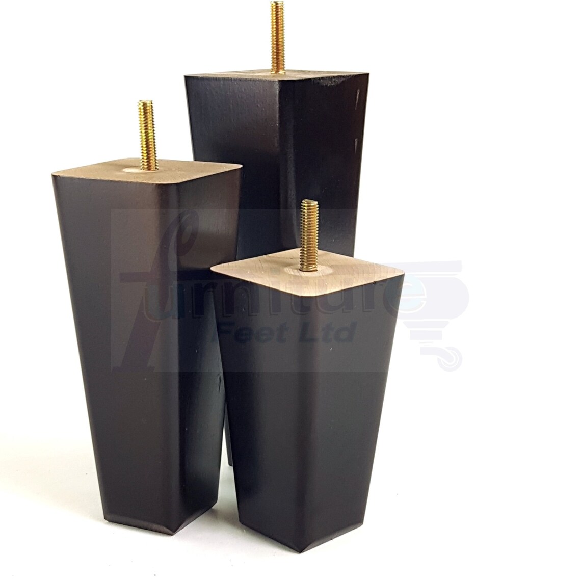 Antique Brown Square Wood Feet Replacement Tapered Furniture - Etsy UK