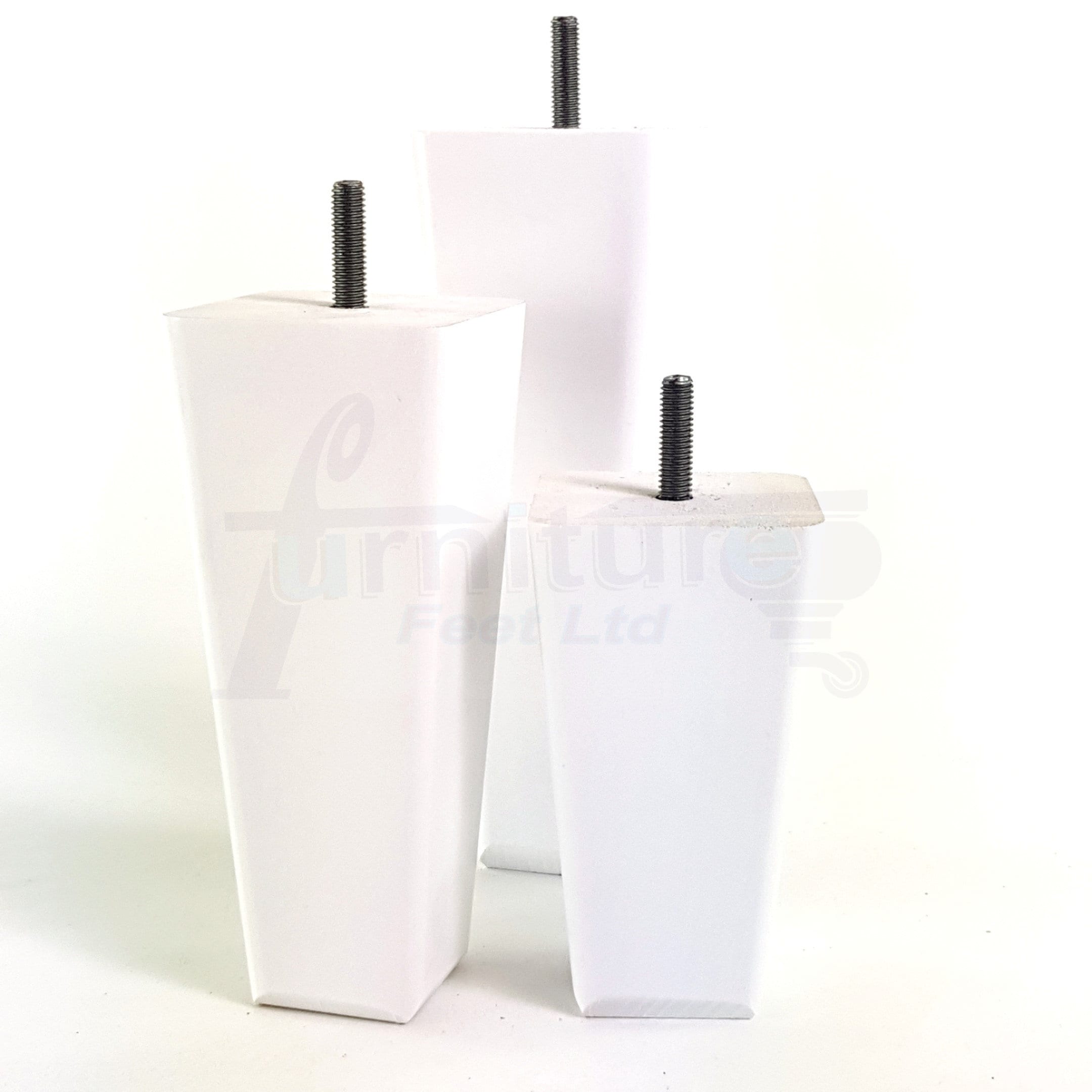 White Finish Solid Wood Furniture Feet Replacement Legs 120mm - Etsy UK