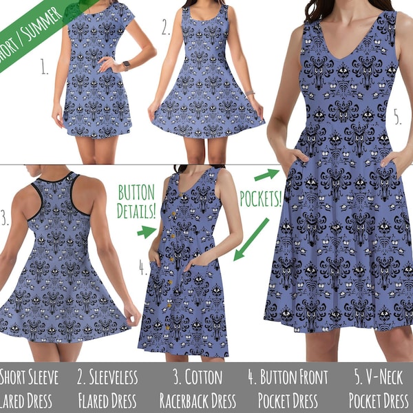 Haunted Mansion Dress - Etsy