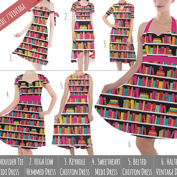 Library Dress - Etsy