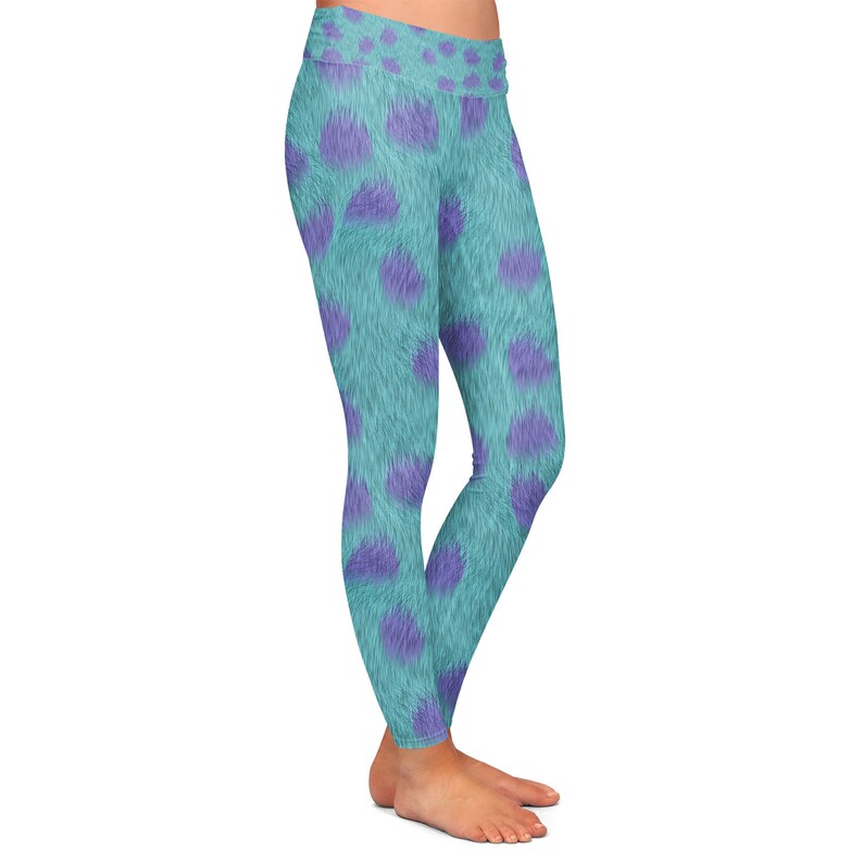 Sully Fur Monsters Inc Disney Inspired Leggings in Capri or - Etsy Sully Fur Monsters Inc Disney Inspired Leggings in Capri or - Etsy
