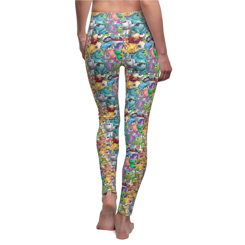 Monsters Inc Sketched - Disney Inspired Women's Full Length Leggings ...