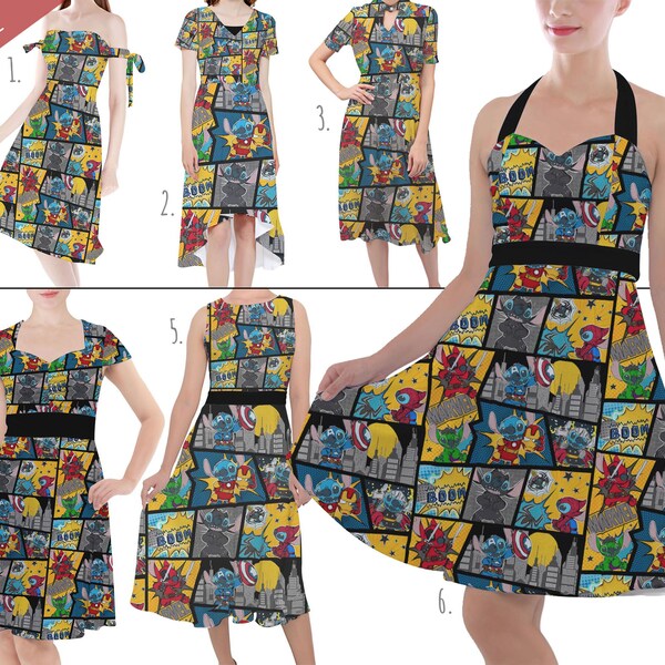 Comic Book Dress - Etsy UK