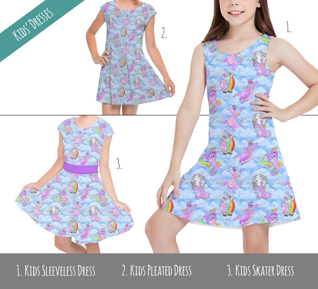 Imagine With Figment Theme Park Inspired Kids' Dresses Girls ...