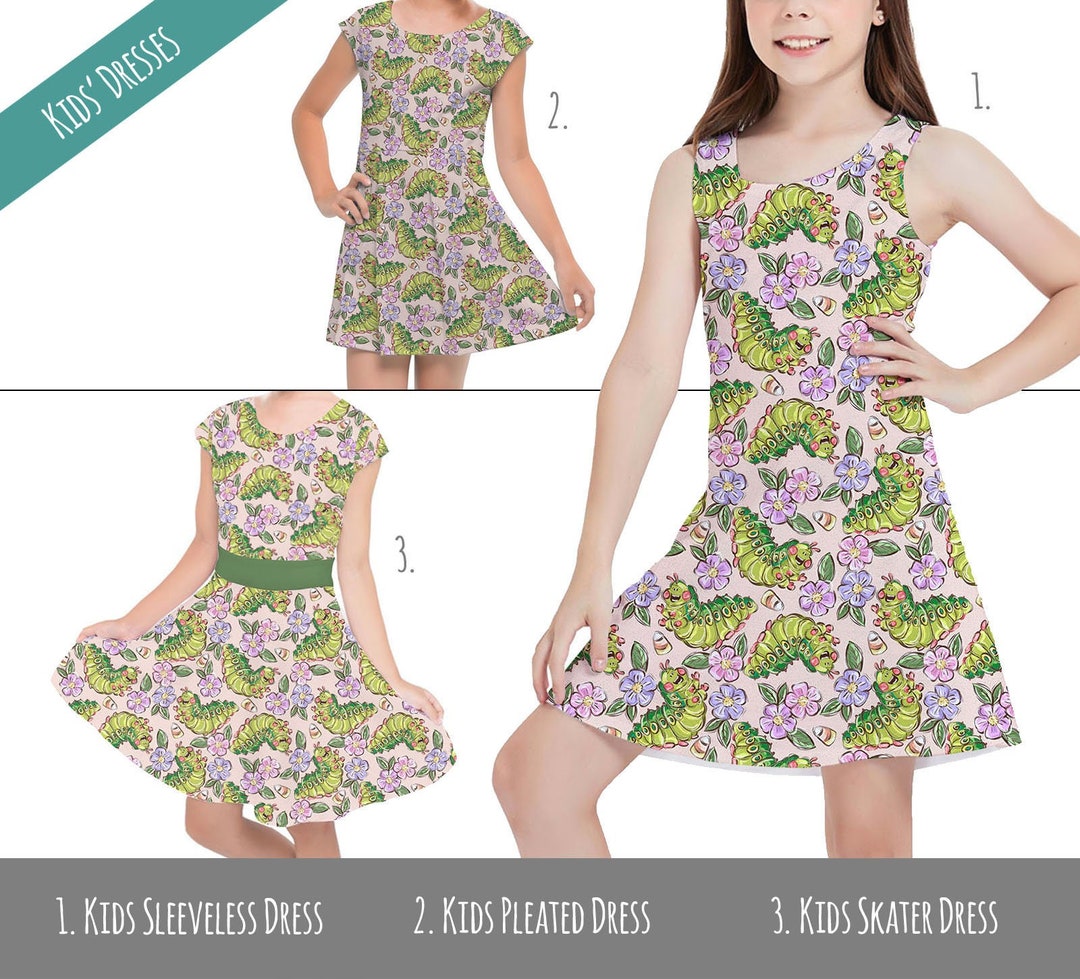 Floral Heimlich A Bug's Life Theme Park Inspired Kids' Dresses Girls ...