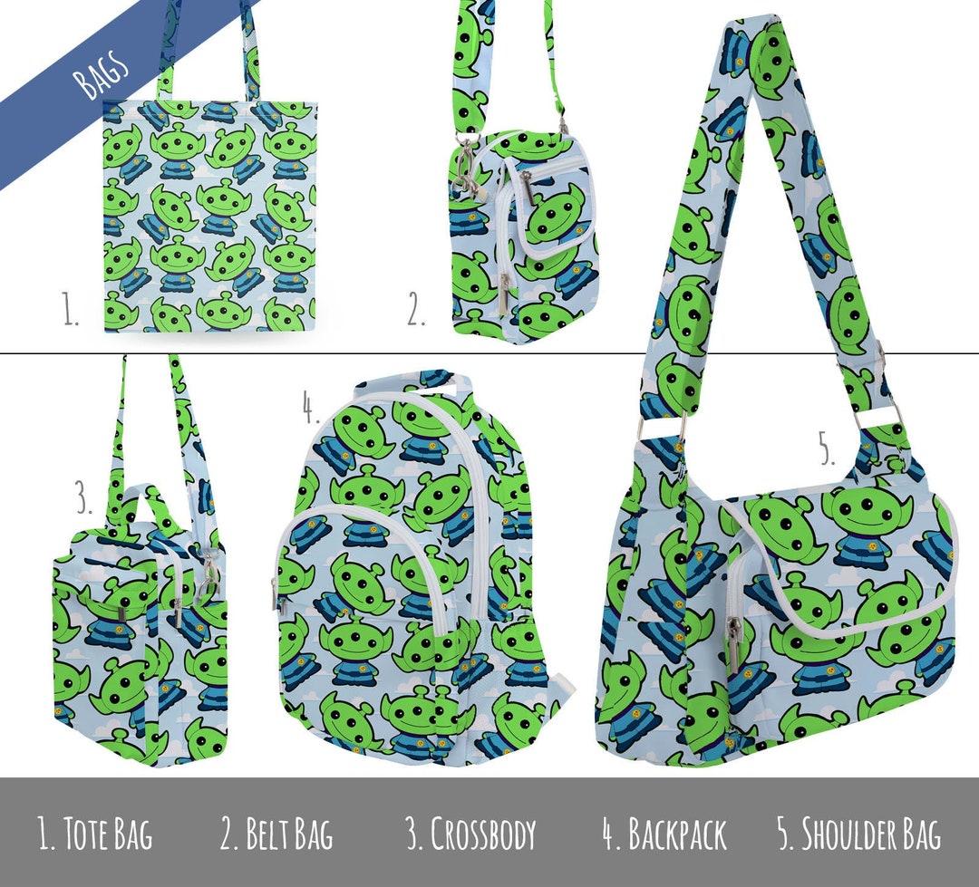 Little Green Aliens Toy Story Inspired Theme Park Inspired Bags Tote ...