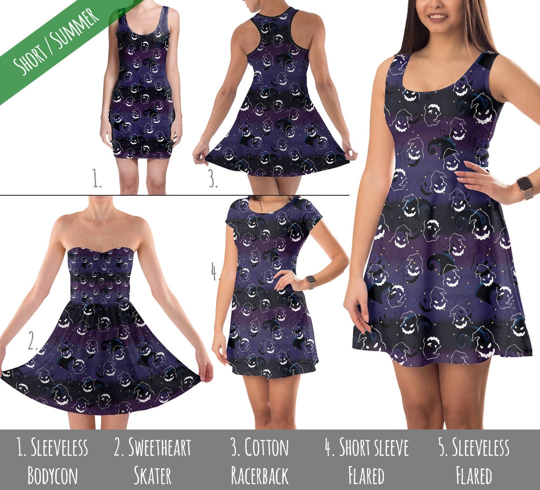 Oogie Boogie Halloween Inspired Dress in XS 5XL Short / Summer Styles ...