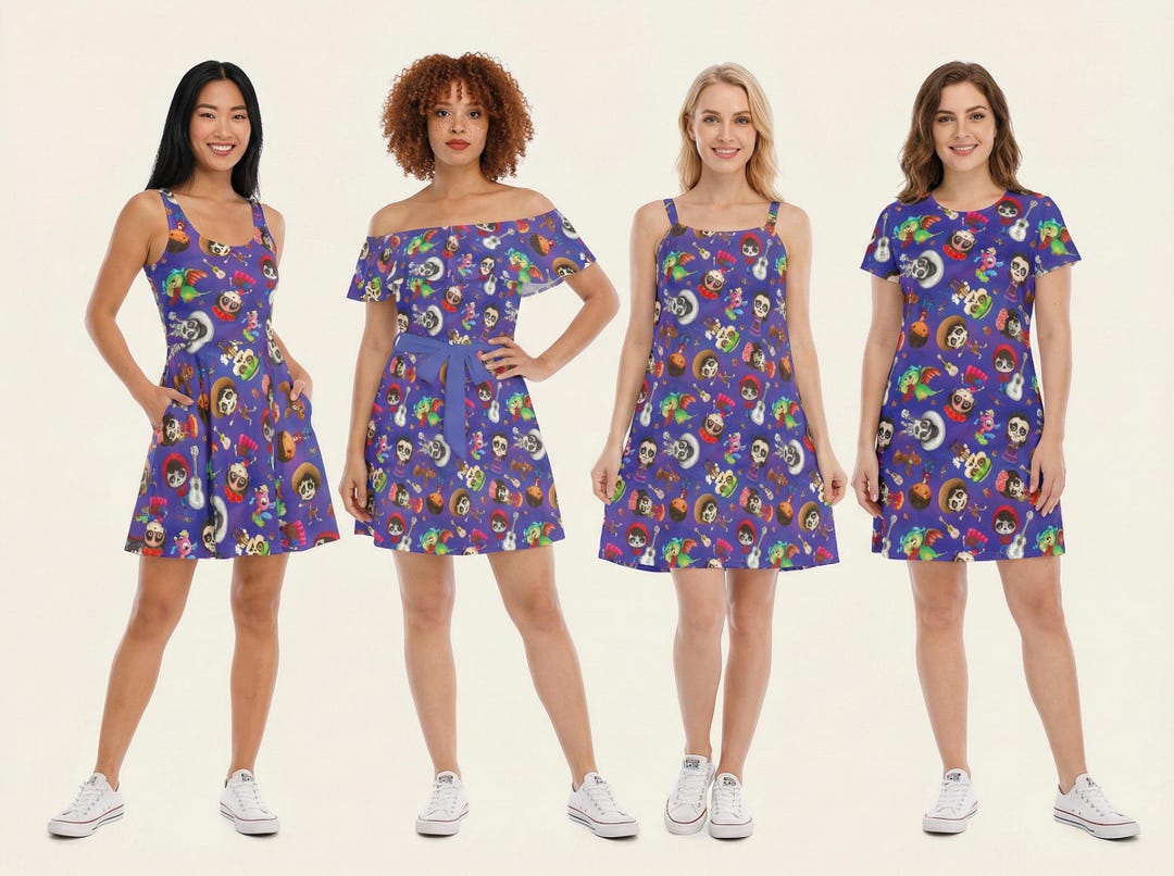 Poco Loco Coco Inspired - Disney Inspired Summer Dress in XS–5XL (new ...
