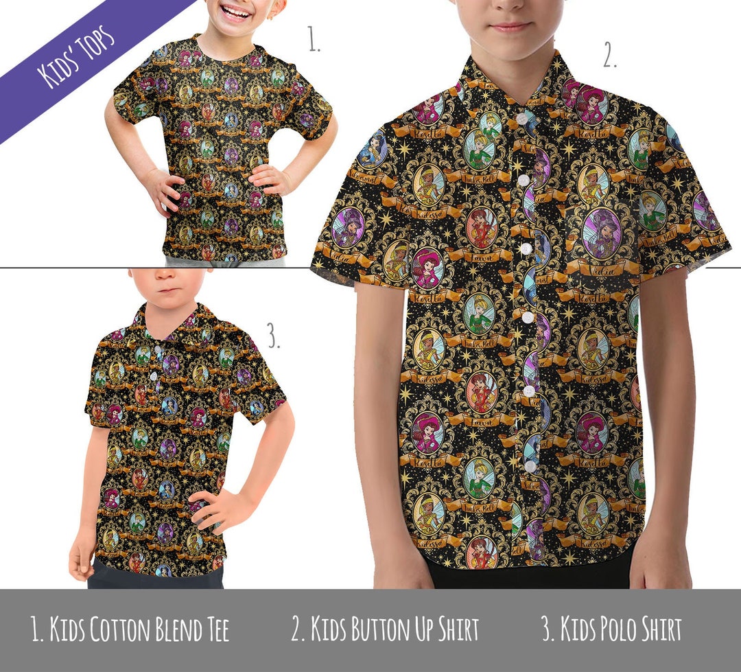 Tinker Bell and Her Pirate Fairies Theme Park Inspired Kids' Tops ...