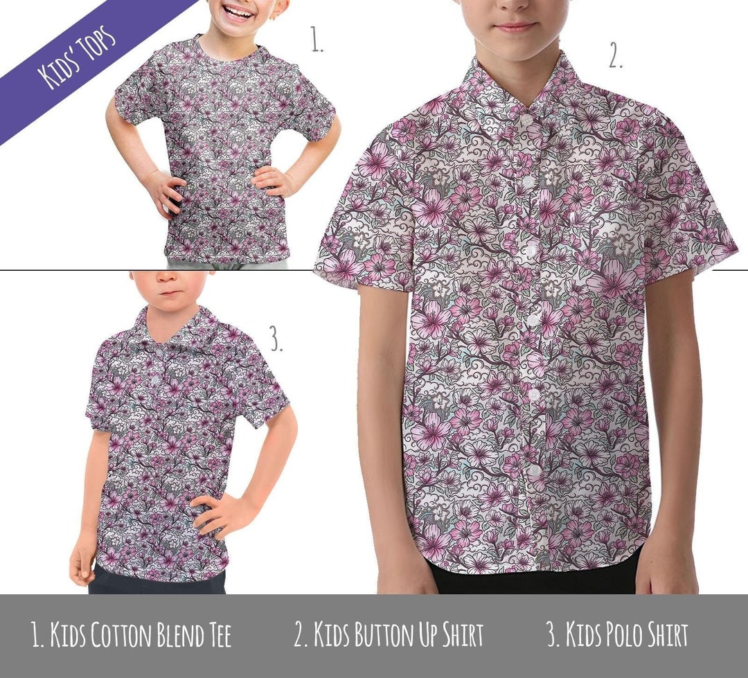 Fairytale Florals Mulan Inspired Disney Inspired Kids' Tops Children's ...