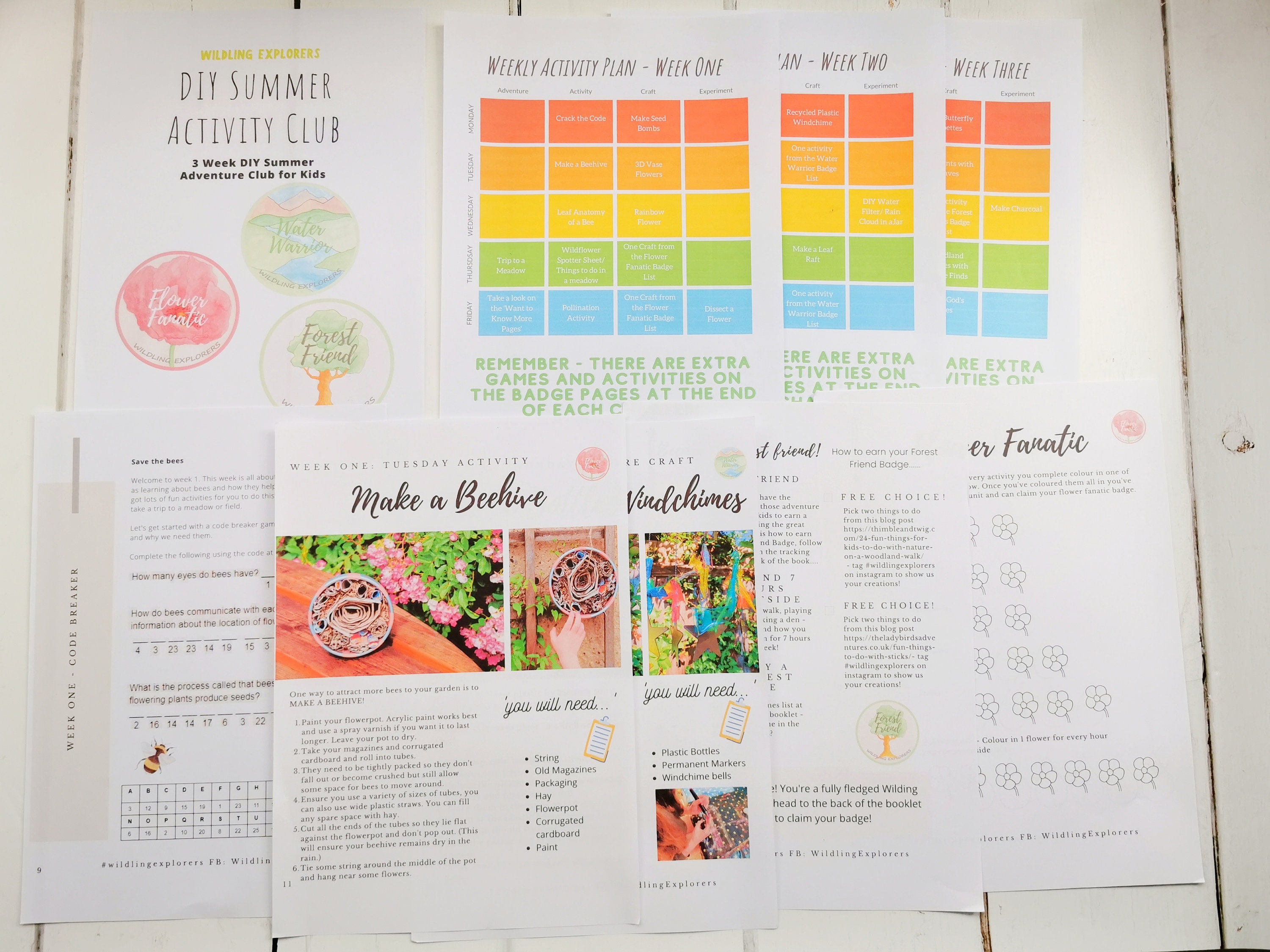 Summer Holiday Activity Pack for Kids. Kids Printable Summer Activity ...