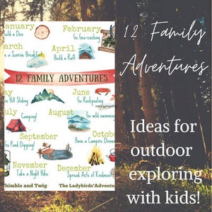 12 Family Activities Poster and Adventures to Have This Summer. Memory ...
