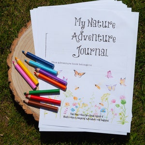 NATURE JOURNAL for Kids 21 Pages Printable, Instant Download Pdf ...