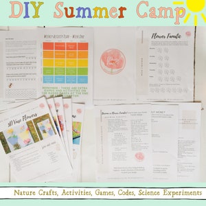 Summer Holiday Activity Pack for Kids. Kids Printable Summer Activity ...
