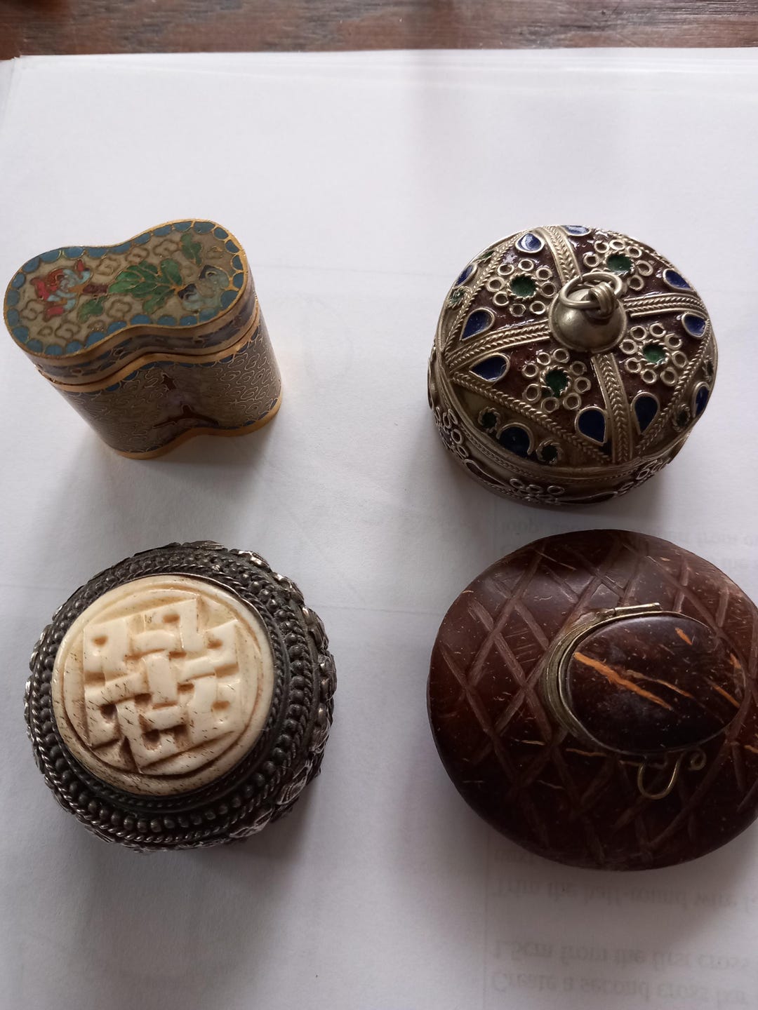 Lot of Vintage Pill Boxes - Etsy