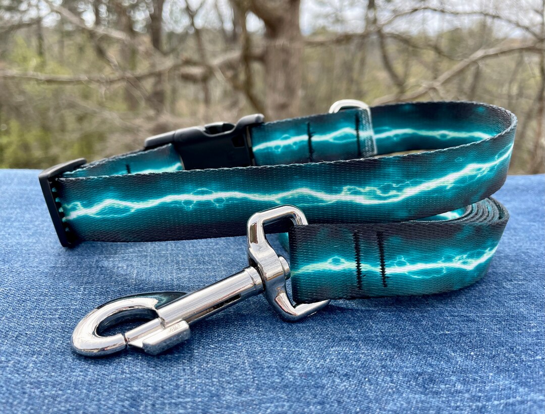 Lightning Bolt Electric Dog Collar or Leash - RTS - Etsy