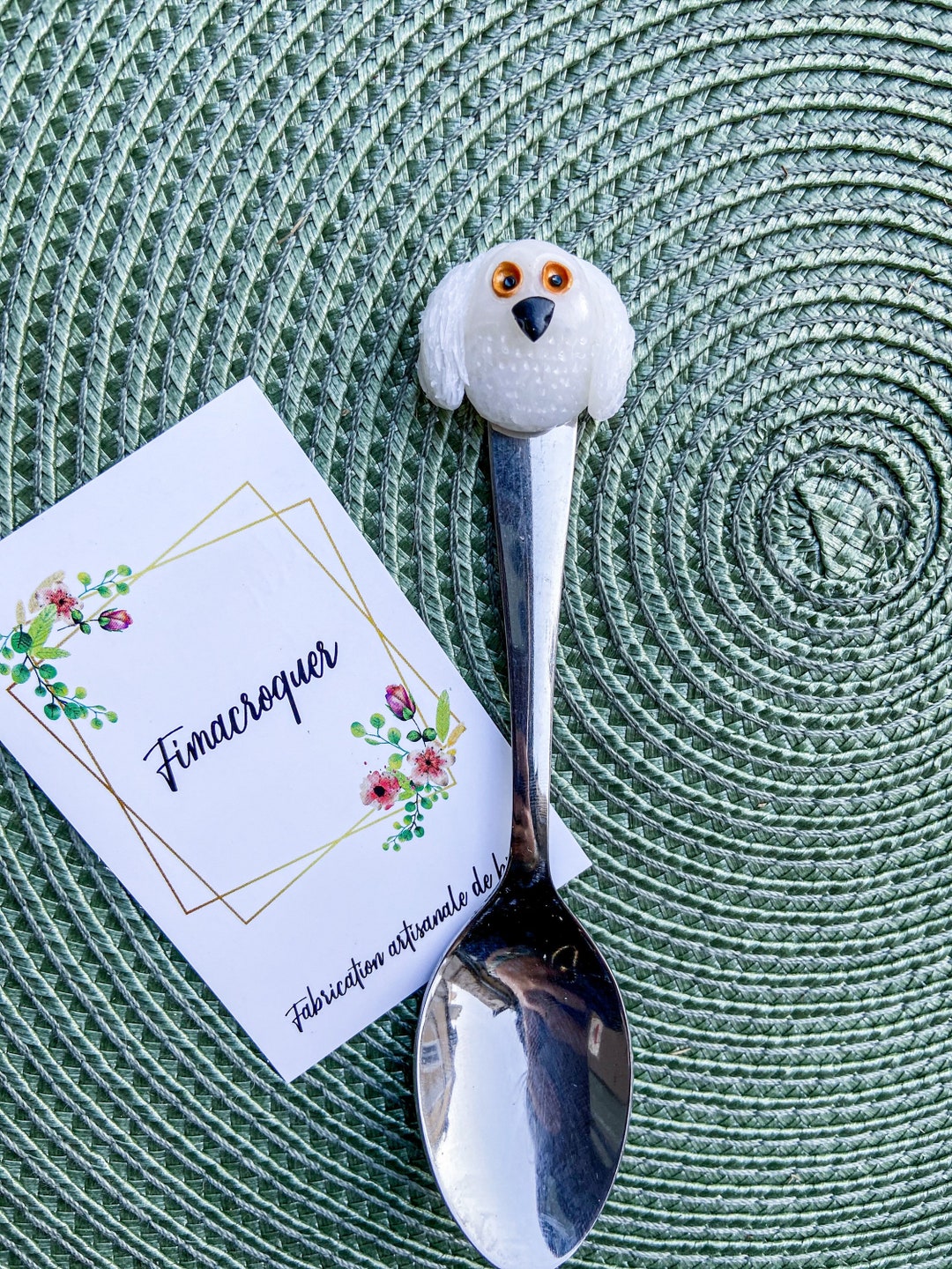Spoon Decorated With Hedwig Owl Harry Potter Fimo, Polymerclay Handmade ...