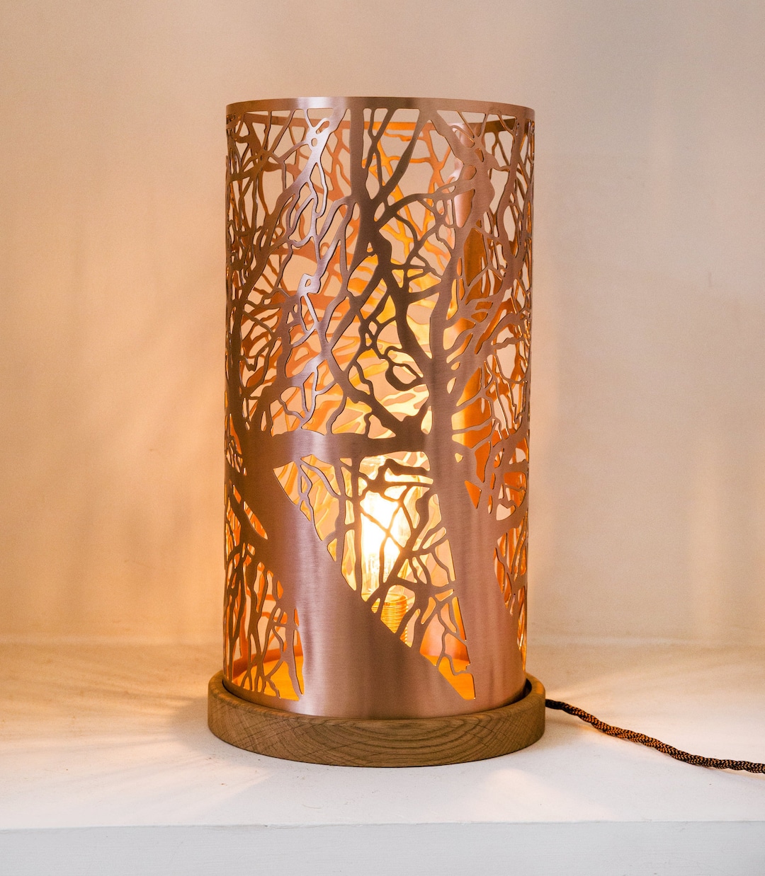 Oak Tree Cut Out Lamp - Etsy