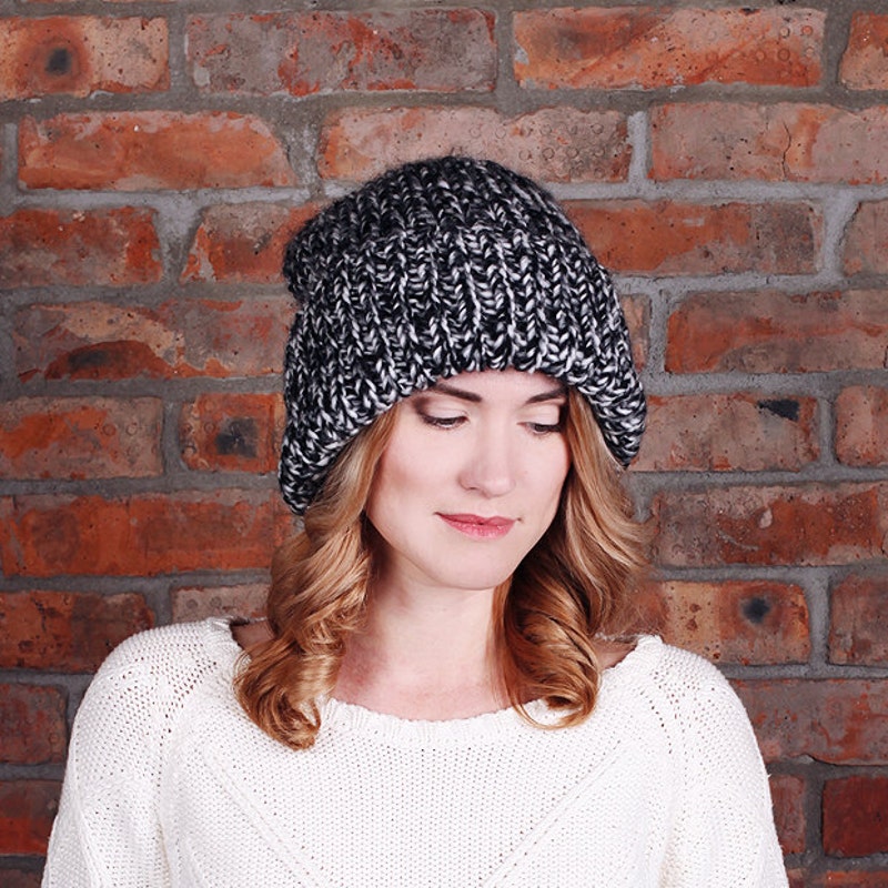 Wool Slouch Beanie - Etsy
