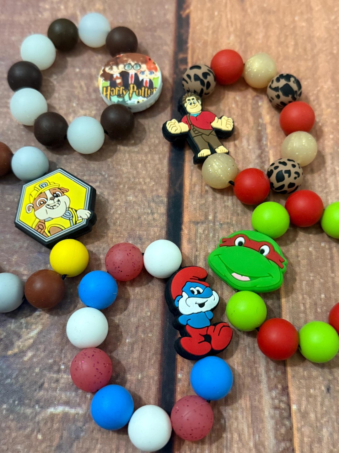 Character Bracelet | Silicone Kids Bracelet | Toddler Silicone Bracelet ...