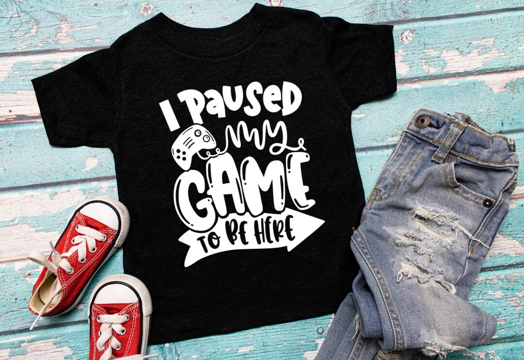 Kid Game Shirt, Gamer, Funny Kids Shirt, Kids Fun Shirt, Graphic Tshirt ...