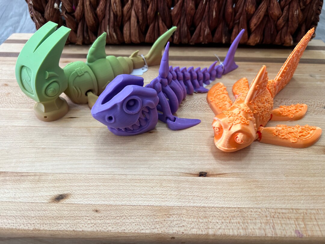 3D Fidgets Fish Fidget 3D Prints - Etsy