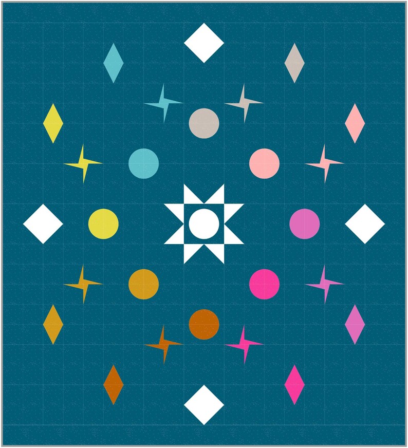 Celestial Quilt Pattern - PDF - Etsy