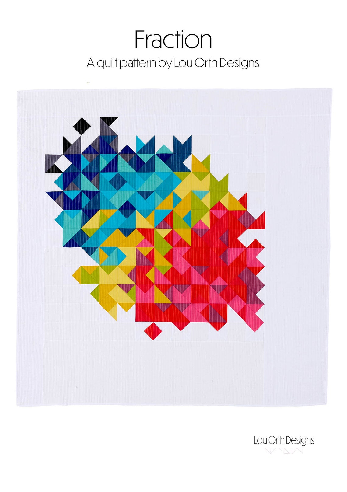 Fraction. A Modern, Bold Quilt Pattern - PDF - Etsy