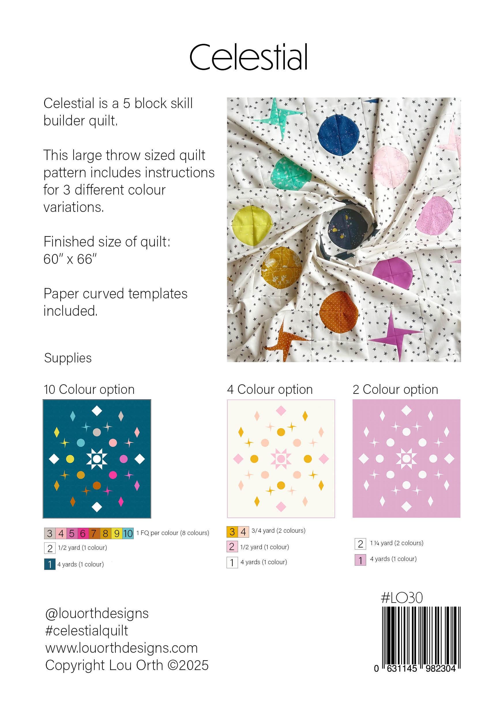 Celestial Quilt Pattern - PDF - Etsy
