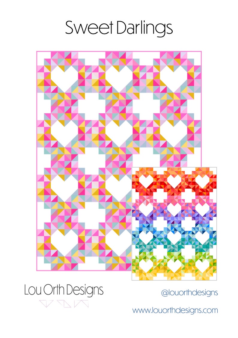Sweet Darling Scrappy Quilt Pattern - Etsy