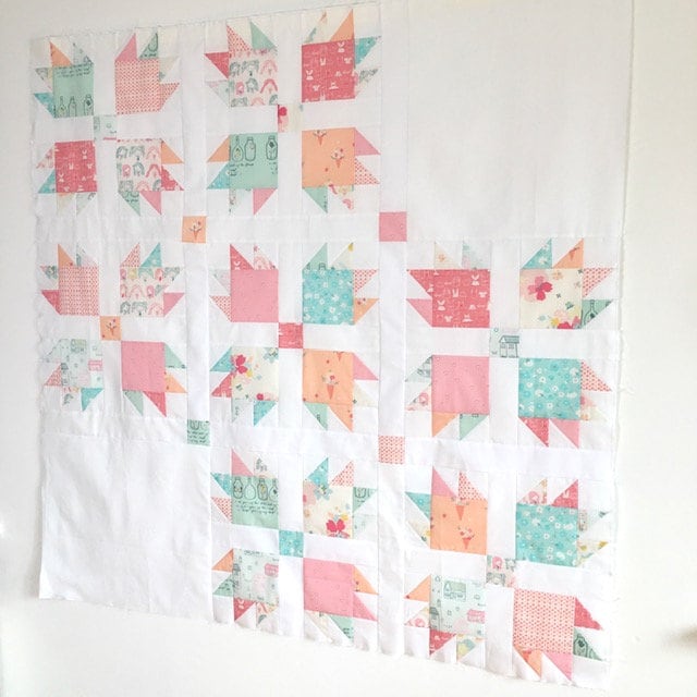 Paw Tracks Modern Quilt Pattern - Etsy