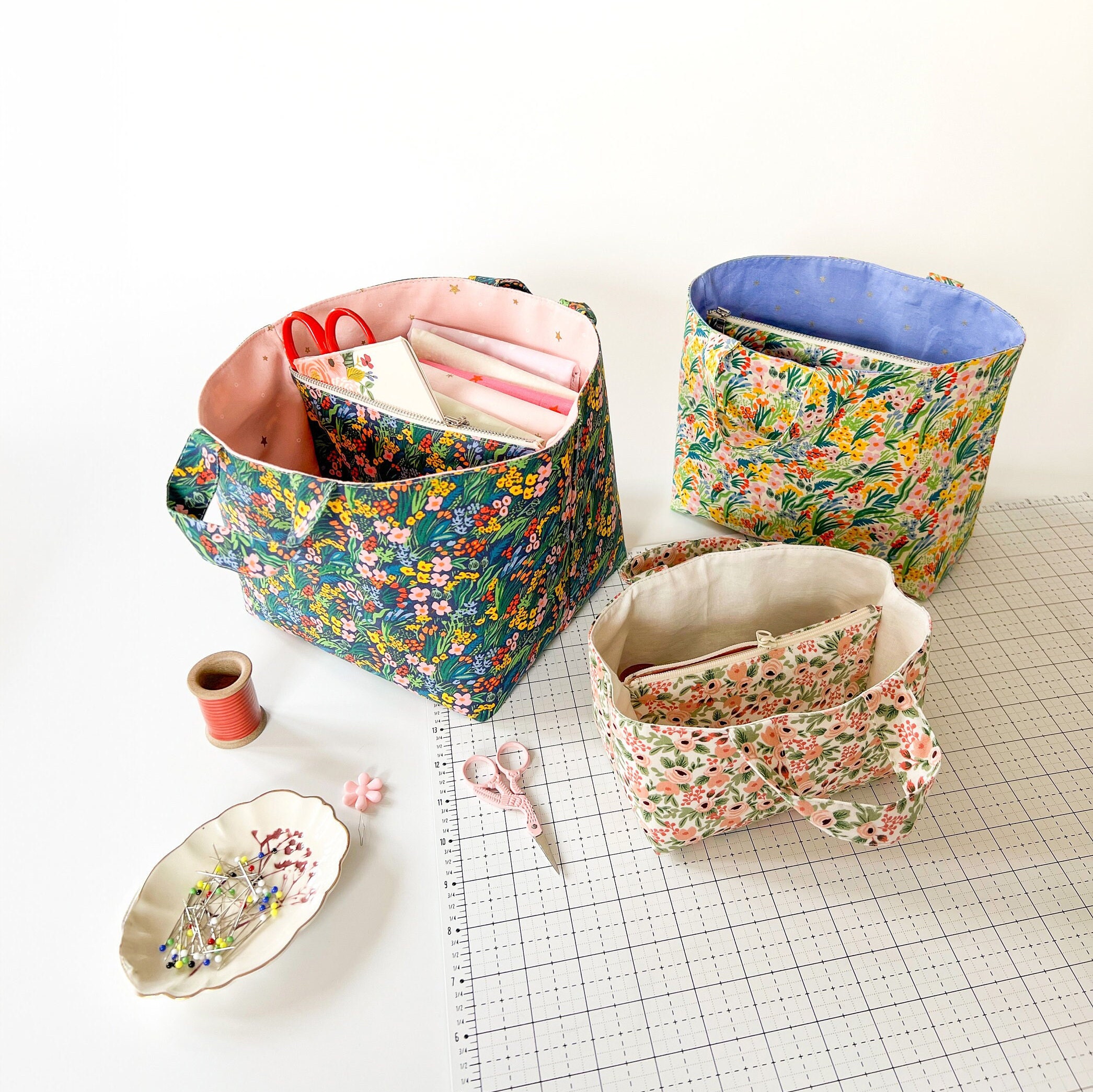 Zip, Divide It! Basket Pattern - PDF - Etsy