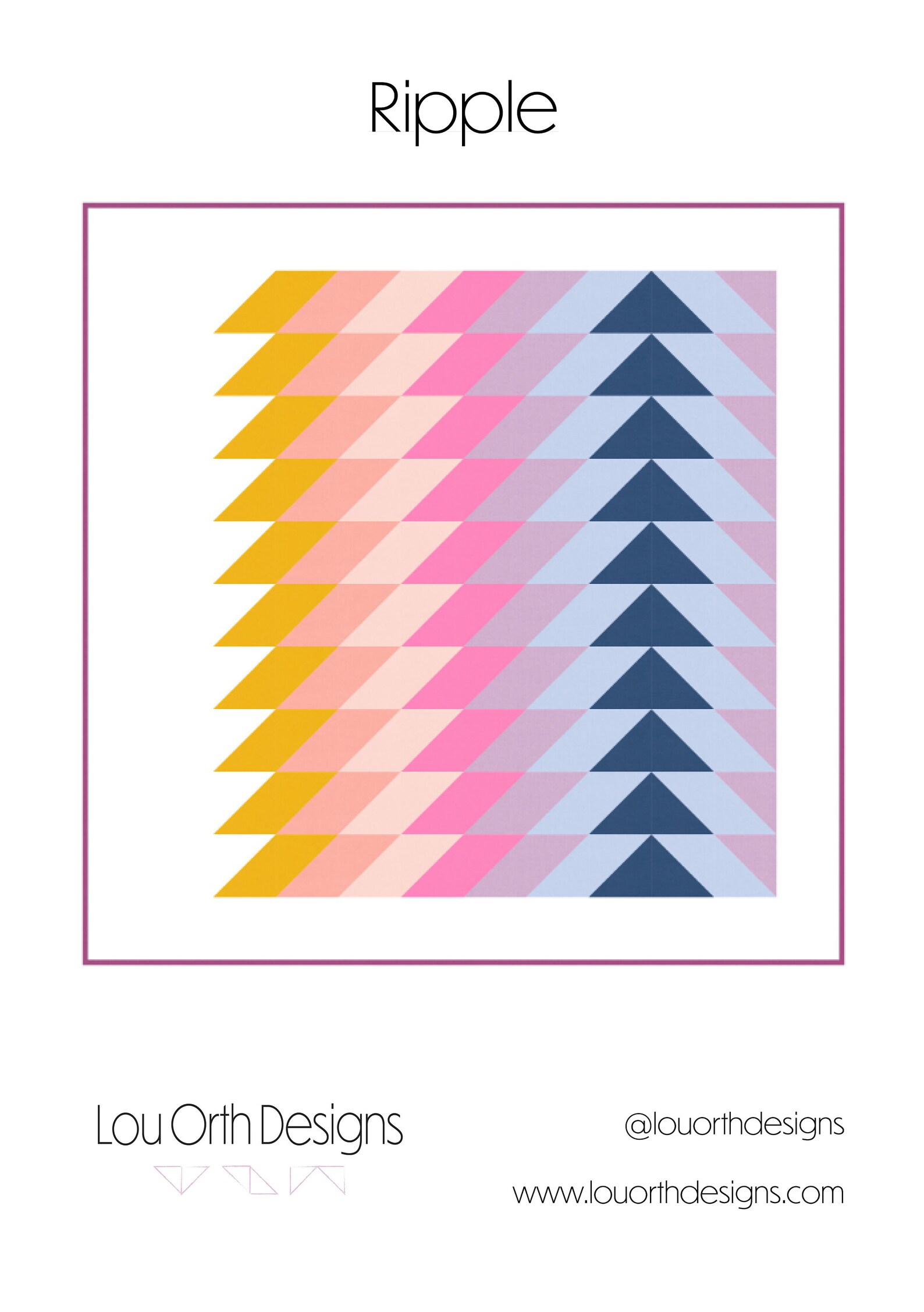 Ripple Quilt Pattern - Etsy