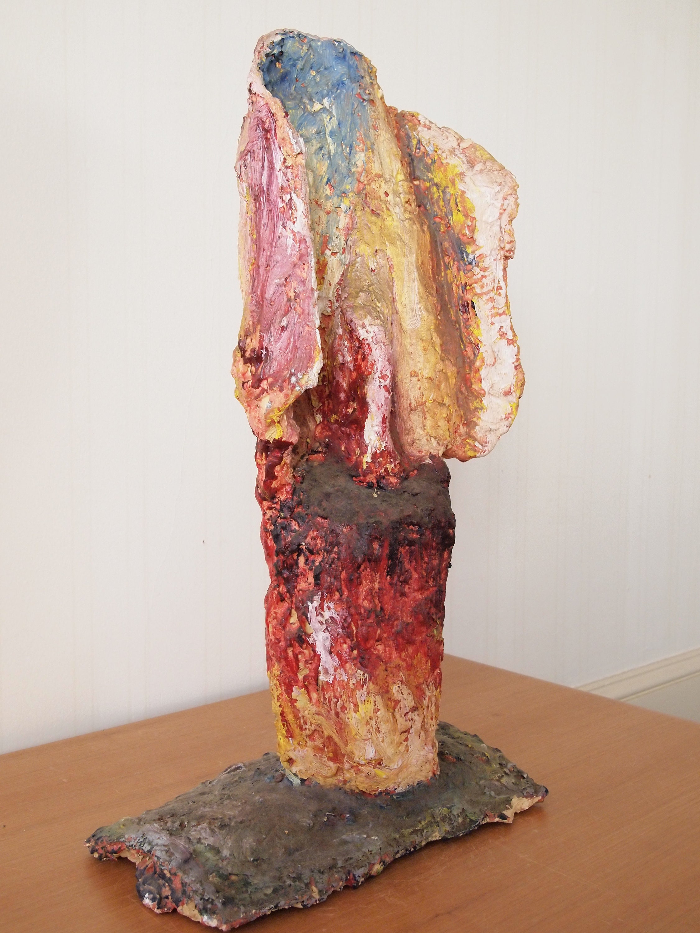 Vintage DAVID BLUMER Abstract Expressionist SCULPTURE 24" High Mid ...