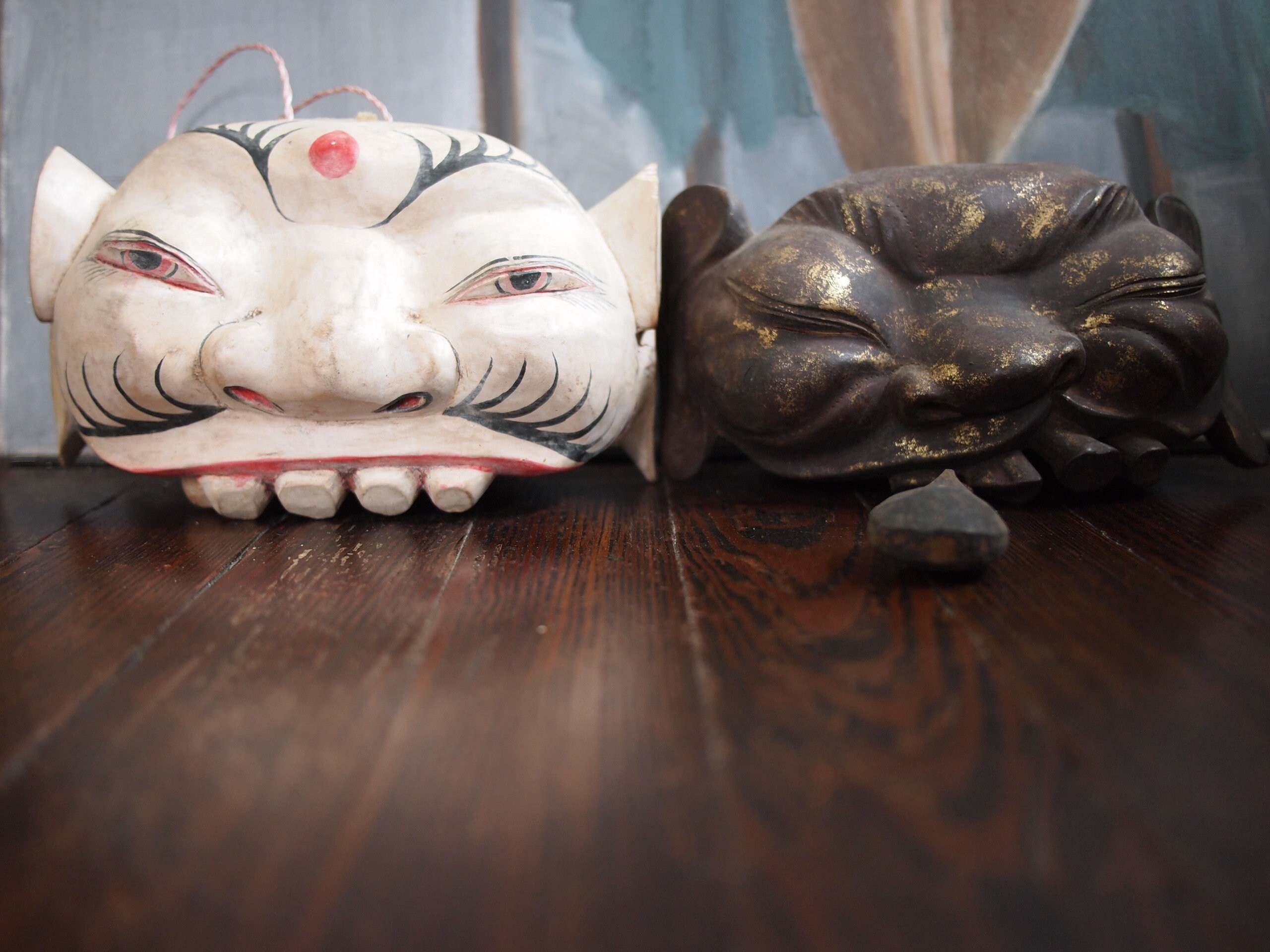 Pair 2 Vintage INDONESIAN KOKOKAN RATTLES Carved Wood | Etsy