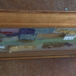 Vintage DANE CHANASE Mixed Media COLLAGE Assemblage, 24x16"", Wood ...