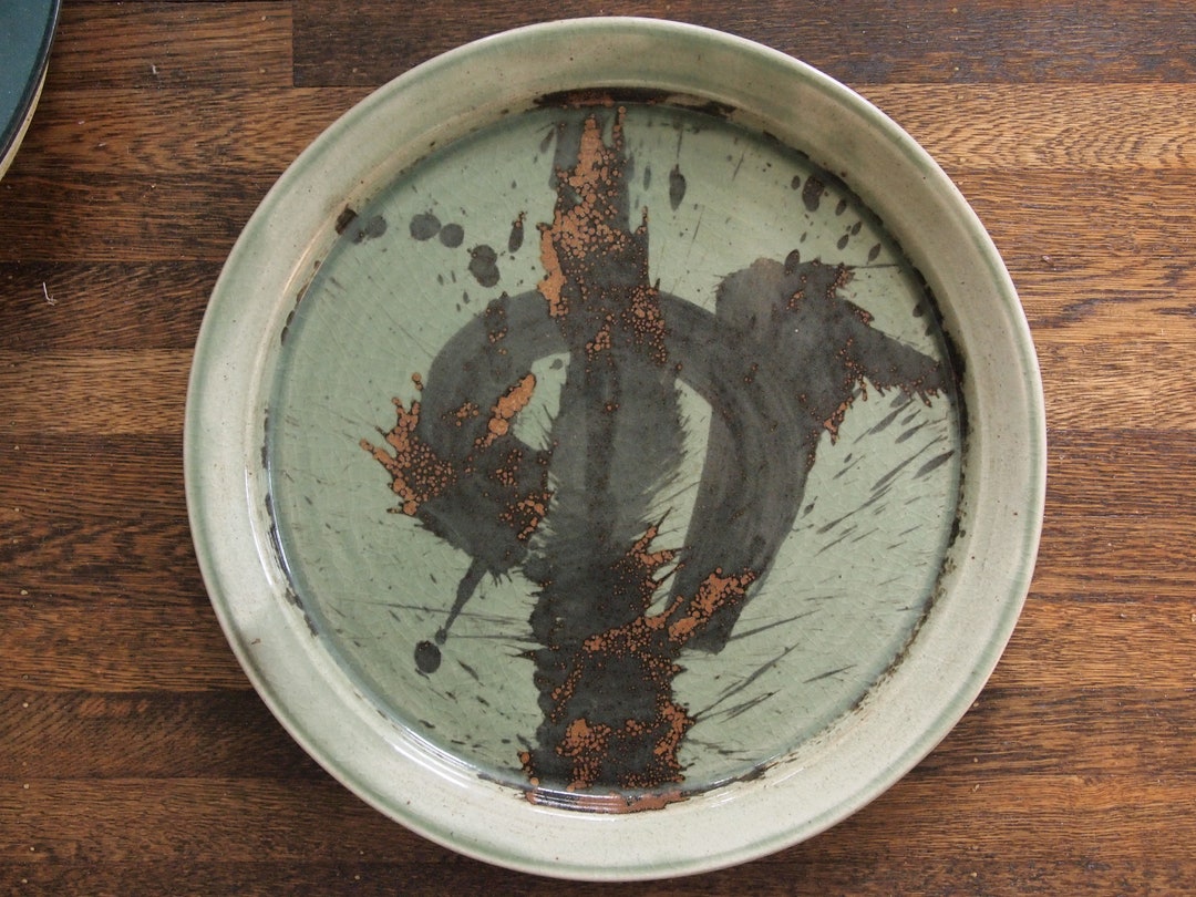 Rare Vintage JACK TROY CHARGER 1972 Large Studio Pottery Ceramic 19 ...